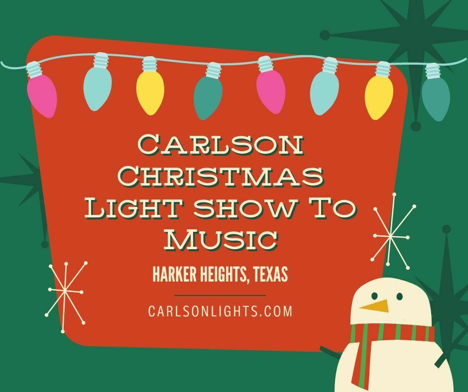 Carlson Light Display - Christmas Light Show to Music